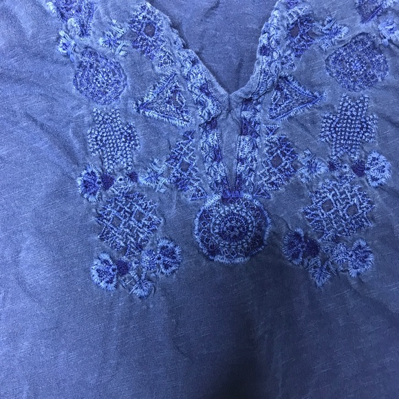 Lucky Brand | Tops | Lucky Brand Blue Tank Top | Poshmark